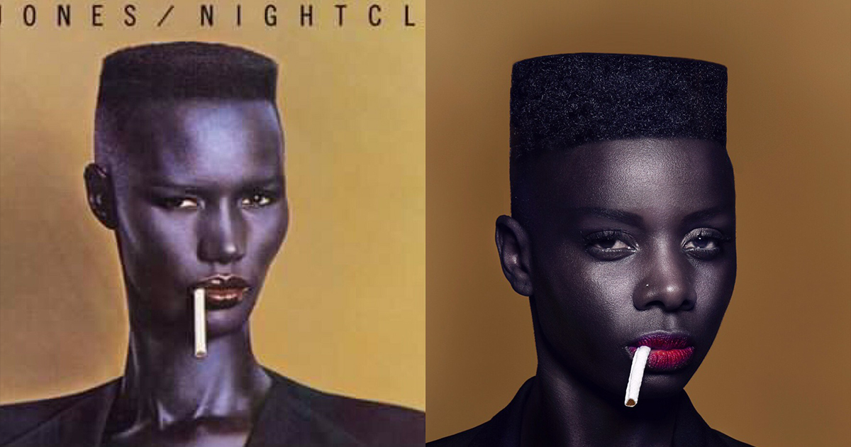 Model replicates iconic Black models in stunning photo series | AFROPUNK